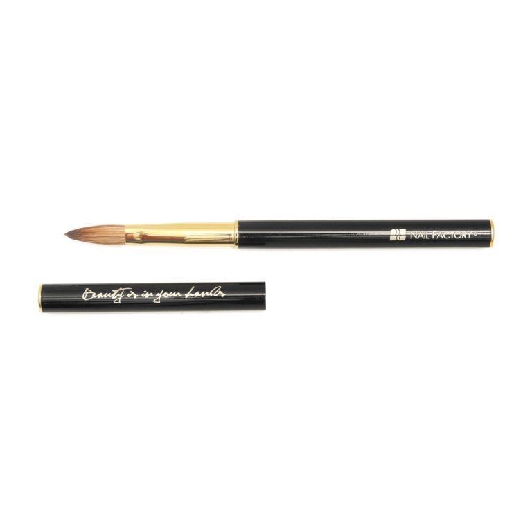 Pincel para Uñas Kolinsky Negro Pro Series Nail Factory